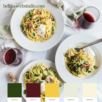 Food-Inspired Color Palettes - Bellano Web Studio