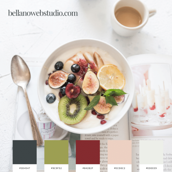 Food-Inspired Color Palettes - Bellano Web Studio