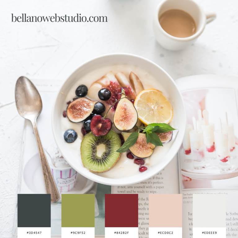 Food-Inspired Color Palettes - Bellano Web Studio