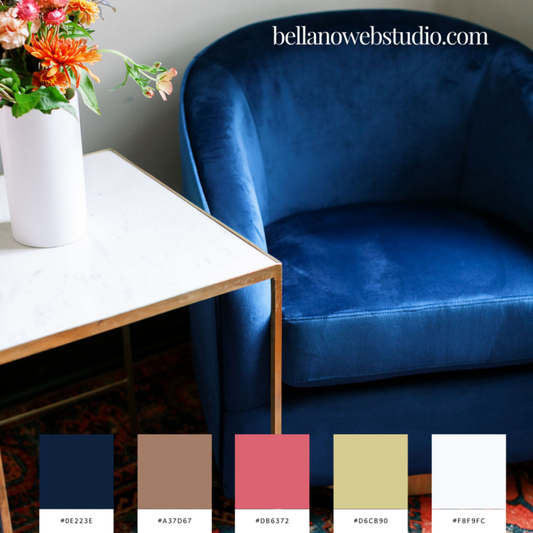 Navy Blue Color Palettes to Love - Bellano Web Studio