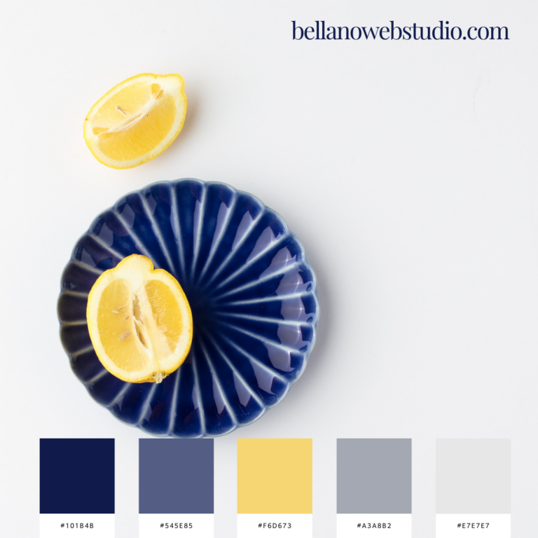 Navy Blue Color Palettes to Love - Bellano Web Studio